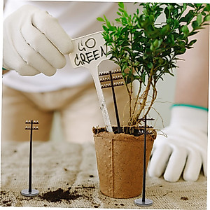 COHEALI 6pcs Micro Landscape Garden Road Light Model Trains Simulation Telephone Pole Telephone Poles Toy Mini Garden Supply Toys Telegraph Pole Model Child Miniature Diorama Abs