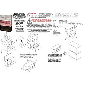 Stackable 5 Shelf Storage Organizing Cubby with 3 Fabric Baskets