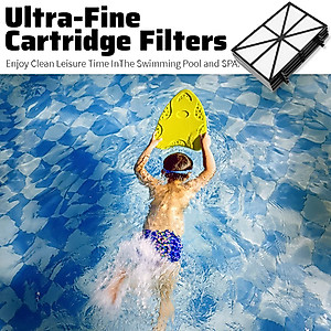 Premium Ultra Fine Cartridge Filter Replacement for Dolphin Nautilus CC Plus, M200/M400/M500 - Robotic Pool Cleaner Parts - Replaces Part 9991432-R4-4 Pack - Efficient Filter Replacement