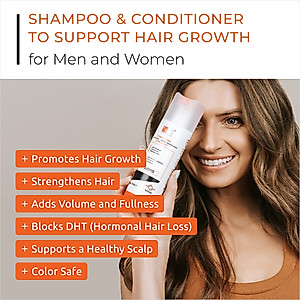 DS Laboratories Revita Shampoo and Conditioner Set, Revita Tablets - Hair Thickening Shampoo and Conditioner to Support Growth & Vitamins for Thicker Hair, Unscented, Unisex