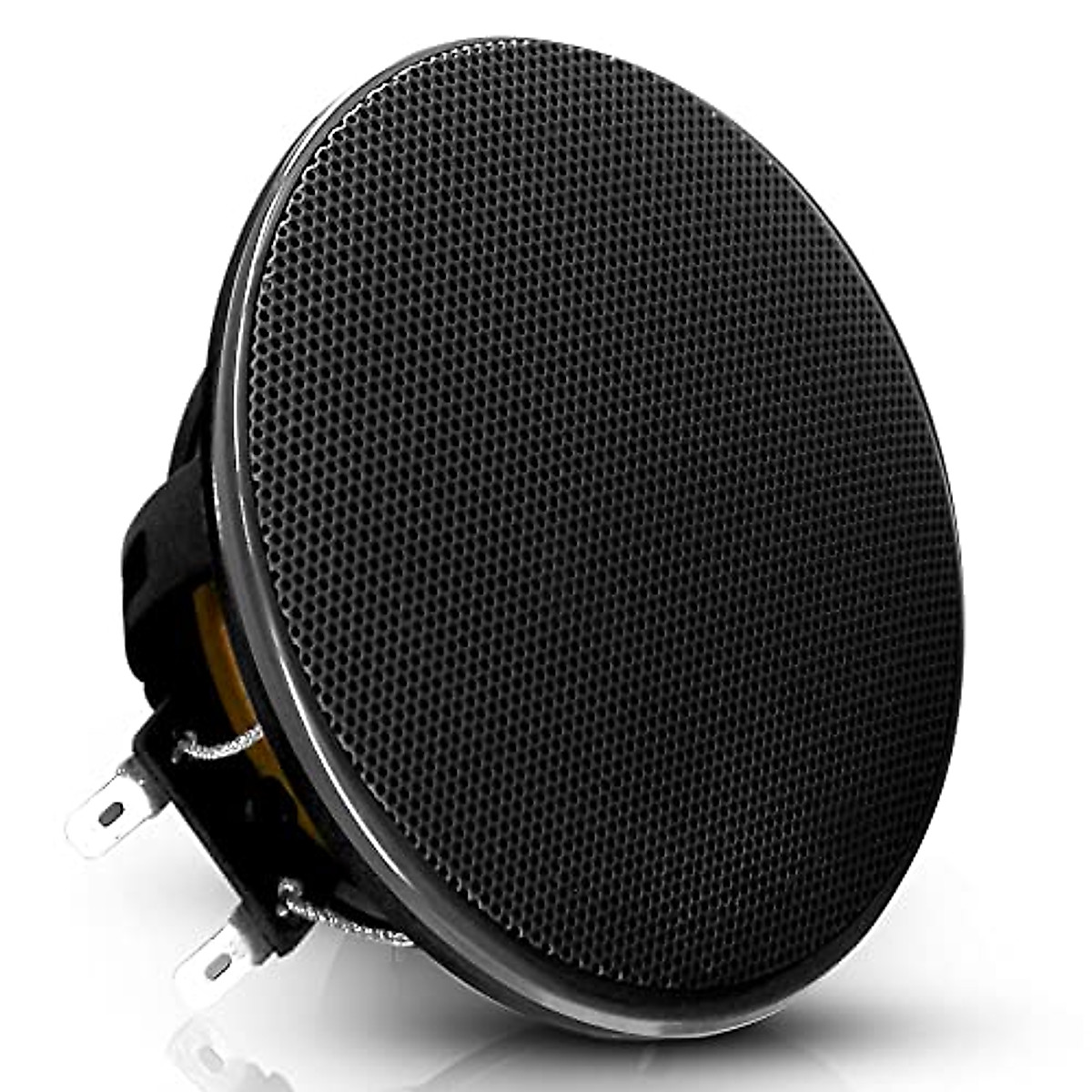 Pyle 3.5 Inch Car Audio Speaker - Single Voice Coil Subwoofer with Grill Cover and Rubber Edge - PLMW36,Black