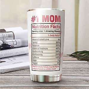 Kozmoz Inspire Gifts for best mom ever -from daughter son- happy birthday, mother's day-Christmas gift for mom-Mama Ooh Tumbler 2oz
