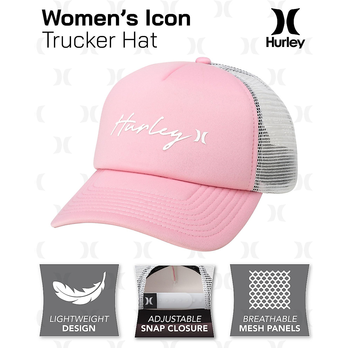 Hurley Women's Contemporary, Washed Pink, no Size