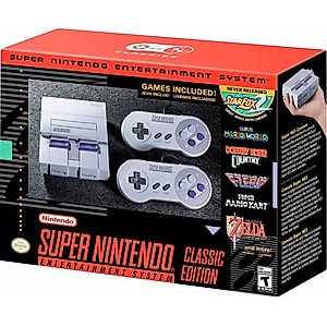 Nintendo SNES and NES Classic Mini Console Bundle