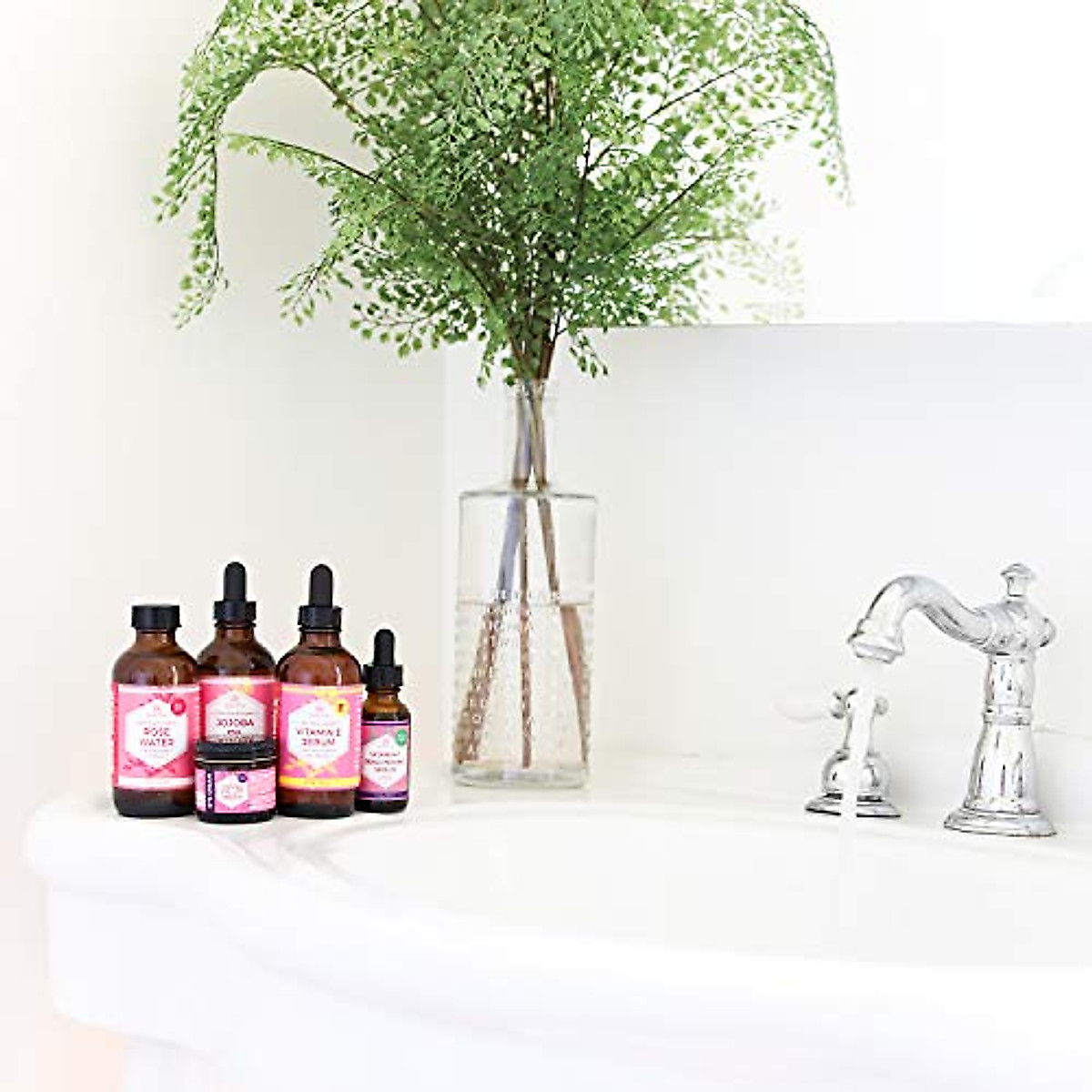 Rose Water Spray for Face by Leven Rose - Pure Natural Moroccan Rosewater Hydrosol Face Spray - Organic Rose Water for Hair 4 oz