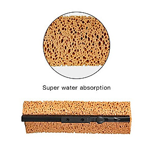 Yocada Sponge Mop Replacement Refill Head Home Commercial Use Tile Floor Bathroom Garage Cleaning Easily Dry Wringing 2 PCS
