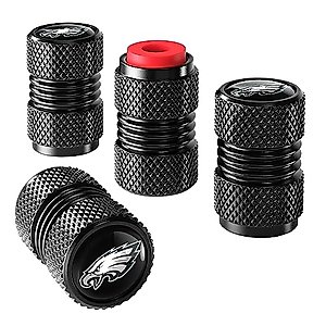4PCS Tire Valve Stem Caps, Aluminum Tire Valve Cap Set, Universal Stem Covers for Cars Trucks Motorcycles SUVs and Bikes