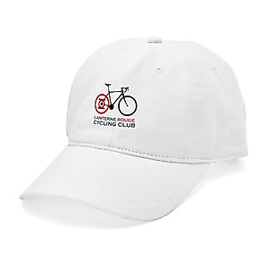 CafePress Lanterne Rouge Cycling Club Cap Unique Adjustable Baseball Hat White