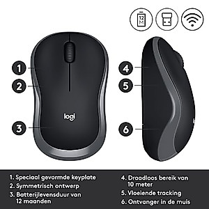 Logitech 910-002235 Wireless Mouse M185