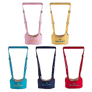 Baby Walking Harness Learn to Walk, Adjustable Kids Walker Helper, Toddler Infant Walker Harness Assistant Belt, Help Baby Walk, Child Walking Assistant Bearing Capacity 0-28 KG (Blue, One Size)