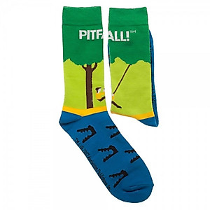 Activision Kaboom! Pitfall Freeway Crew Socks, 3-Pack, 10-13