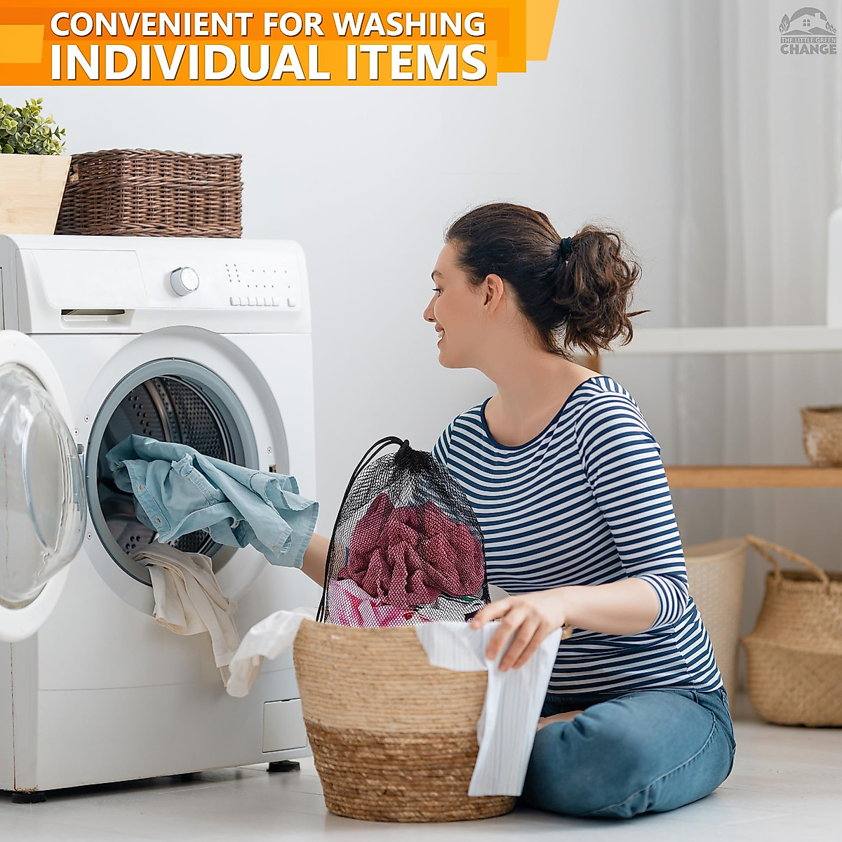 12Pcs Mesh Laundry Bags for Delicates - 13x15.5 inch Black Drawstring Bag Washable Laundry Bag Mesh Stuff Sack Nylon Mesh Bag - Sports Equipment Bag Cloth Bags Drawstring Backpack Organizer Small Mesh