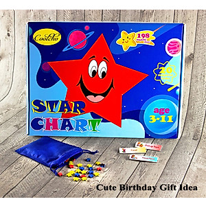 Magnetic Chore Chart for Kids Multiple Kids - Good Behavior Chart at Home - Dry Erase Reward Chart Toddler to Teens Chore Chart - Daily Responsibility Board - Potty Training Star Chart Wall or Fridge