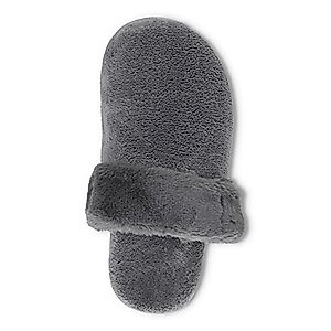 Vionic Adjustable Slipper with Orthotic Arch Support - Ind Charcoal - 7 Medium