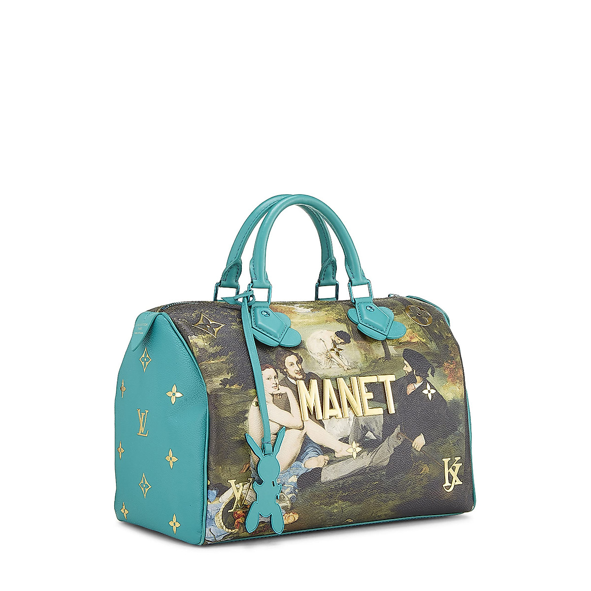 Louis Vuitton, Pre-Loved Jeff Koons x Louis Vuitton Manet Masters Speedy 30, Blue