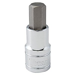 Titan 15612 1/2-Inch Drive x 12mm Hex Bit Socket