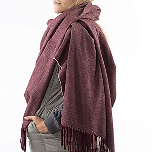 isotoner Women's Large Blanket Cold Weather Soft and Warm Travel Scarf