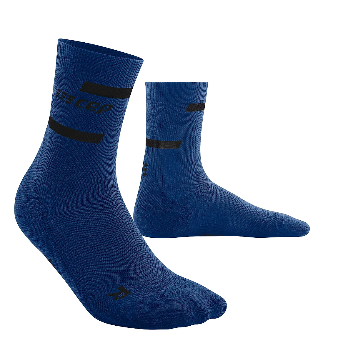 The Run Socks Mid Cut 4.0, Blue, Men, IV