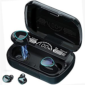 M10 Wireless Earbuds Bluetooth 5.1 TWS 2200mAh Power Bank Charging Box in Ear Earphones True Stereo Gaming Sports HiFi Headphones Headsets Microphone Airdots Premium Deep Bass Sound Clear Call