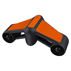 G GENEINNO Underwater Scooter Dual Propellers with 2-Speed Compatible with GoPro Orange