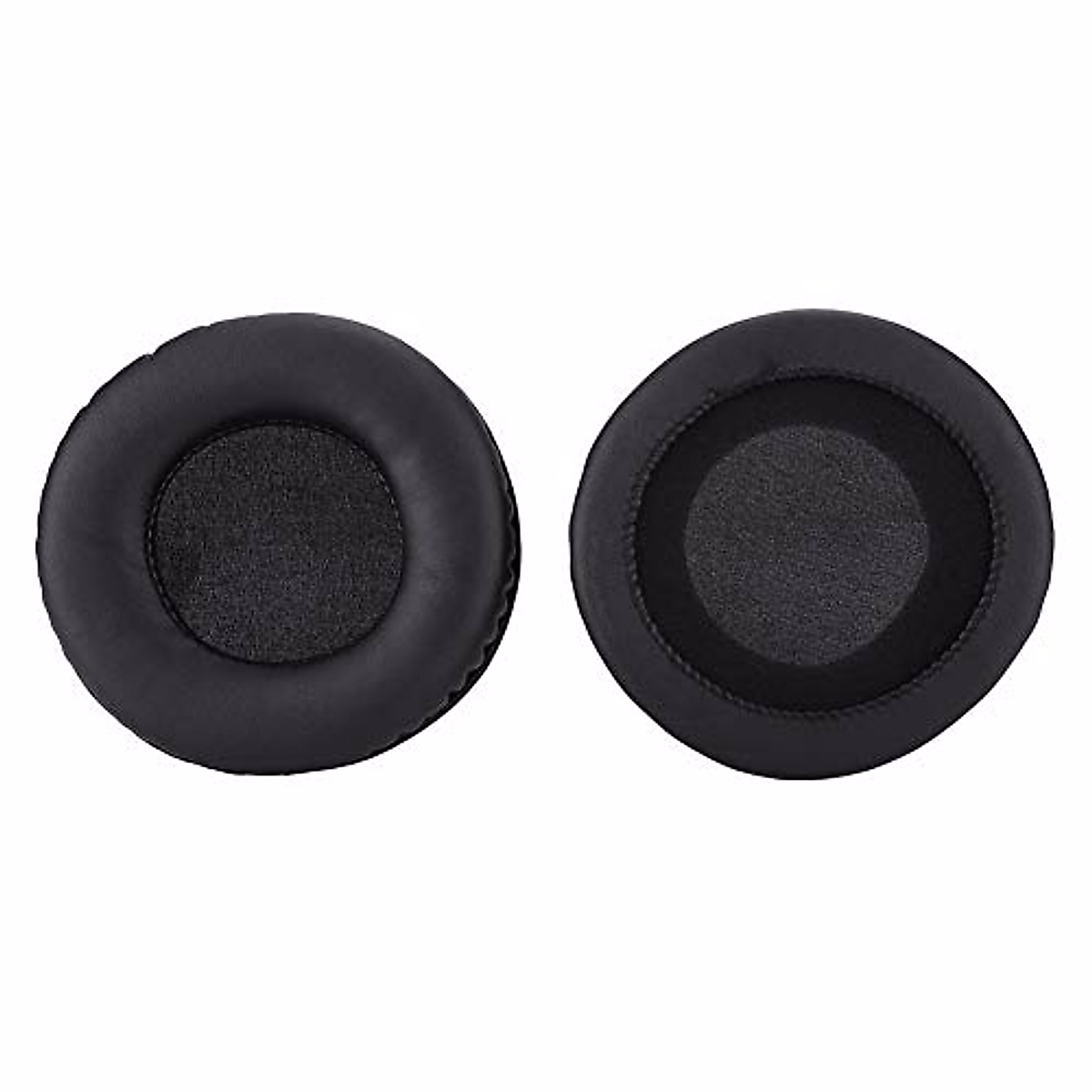 V BESTLIFE 1 Pair Universal 100mm Headphone pad Replacement pad, Soft Foam Cushion Noise Reduction Headset Cover Case,Made from Protein Leather,Black