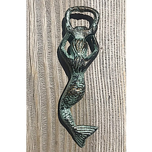 Mythical Mermaid Beer Bottle Opener – Unique Nautical Bar Decor – Best Friend Barware Gift – Stocking Stuffer