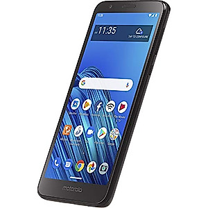Motorola TracFone Moto E6 4G LTE Prepaid Smartphone (Locked) - Black - 32GB - Sim Card Included - CDMA - Fustration Free Packaging