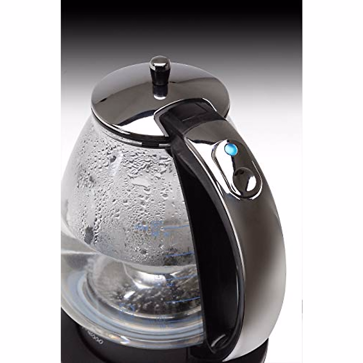 Capresso 240.03 Water Kettle, 48 oz, Polished Chrome and Black