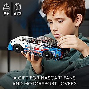 LEGO Technic NASCAR Next Gen Chevrolet Camaro ZL1 Building Set 42153 - Authentically Designed Model Car and Toy Racing Vehicle Kit, Collectible Race Car Display for Boys, Girls, and Teens Ages 9+