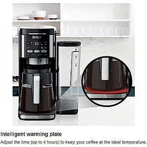 Ninja CFP105 DualBrew Hot & Iced Coffee Maker Black (Renewed) Bundle with 2 YR CPS Enhanced Protection Pack