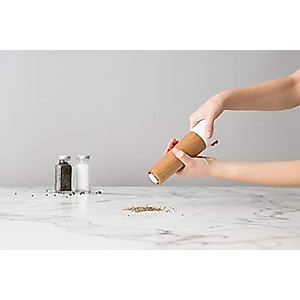 Chef'n Salt and Pepper Mill, 8 inch, Wood