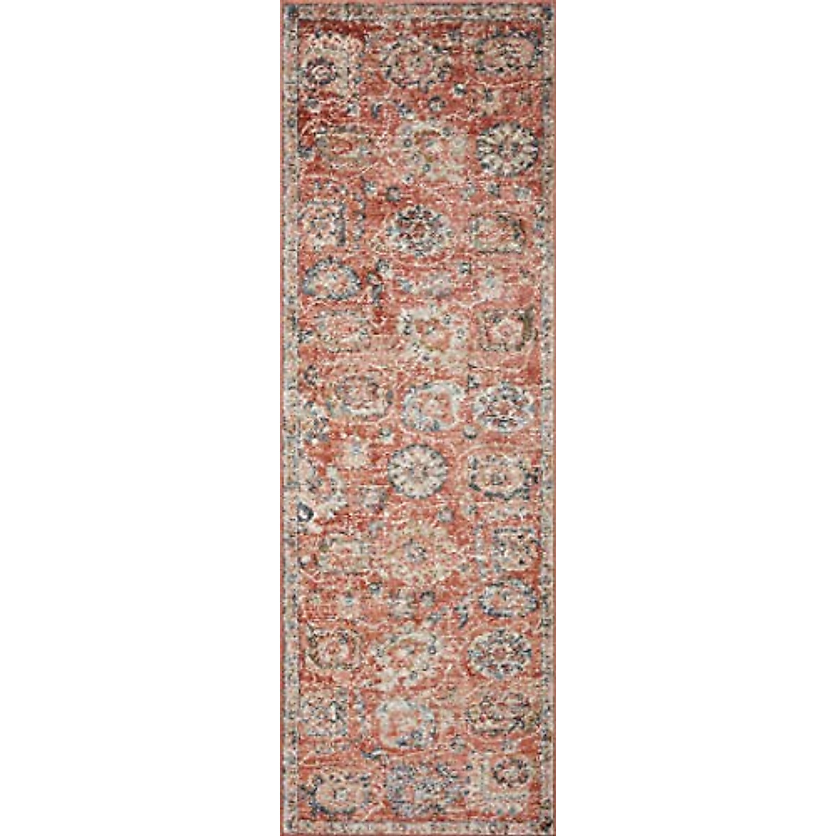 Loloi II Saban Collection SAB-08 Rust/Multi, Traditional 7'-10" x 10' Area Rug