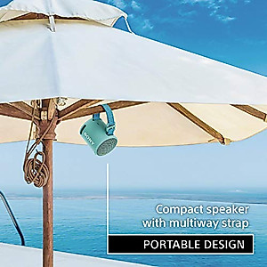 Sony SRS-XB13 EXTRA BASS Wireless Bluetooth Portable Lightweight Compact Travel Speaker, IP67 Waterproof & Durable for Outdoor, 16 Hr Battery, USB Type-C, Speakerphone, Powder Blue (Amazon Exclusive)