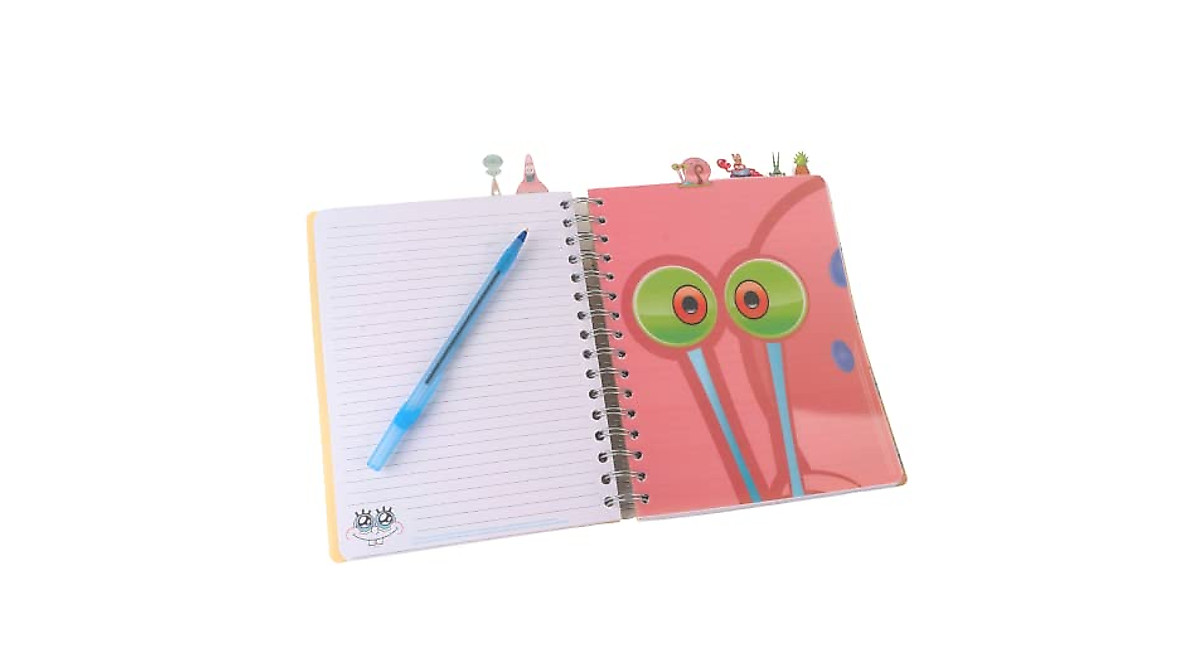 Spongebob Squarepants Tab Journal - 144 Lined Pages