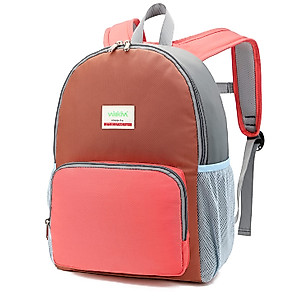 willikiva Waterproof Backpack for School Kids Backpack Bookbag Girls Boys Lightweight Travel Bag (Blue)