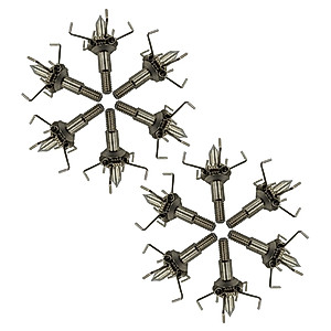 e5e10 12PK Archery Judo Broadheads Points Tips 100Grain Paw Point Arrowheads for Hunting Small Animals (Sharphead)