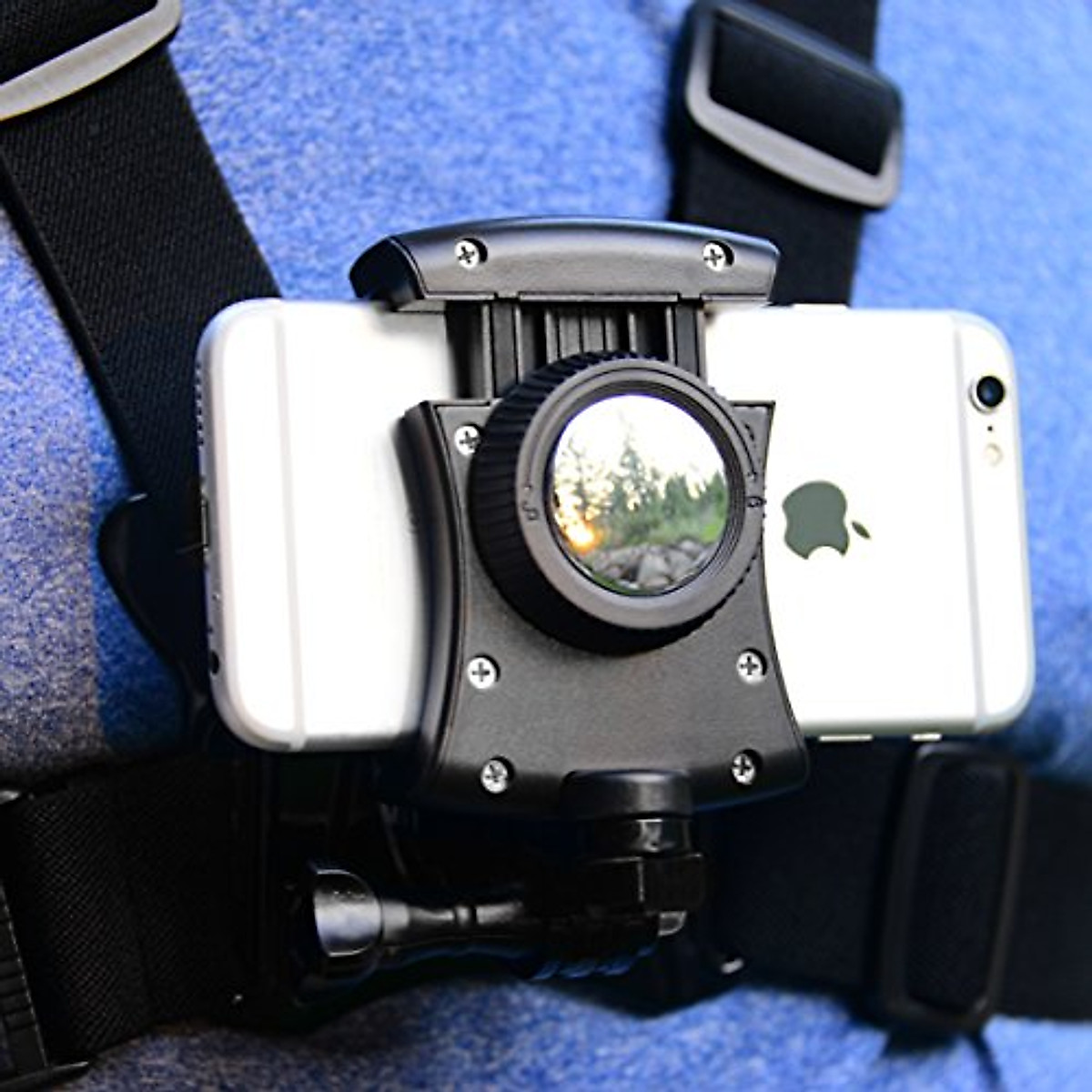 Pixlplay – Smartphone Chest Mount - Universal Holder Compatible with iPhone and Samsung Phone Mount for Filming or Photos