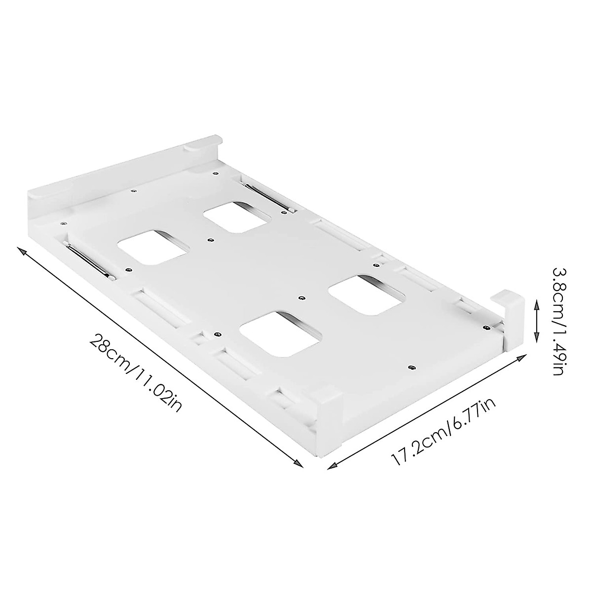 2 PCS Hanging Soda Organizer for Refrigerator,Soda Can Organizer Stacking Can Dispenser for Refrigerator Space Save for Pantry, Freezer, Kitchen, Beverage Storage Holder Up to 16 Cans