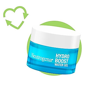 Neutrogena Hydro Boost Fragrance Free Face Moisturizer with Hyaluronic Acid for Dry Skin, Water Gel Moisturizer For a Refreshing Burst of Hydration & Glowing Skin, Non-Comedogenic, 1.7 oz