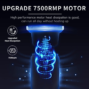 Ufree Beard Hair Trimmer for Men Professional, Grooming Cutting Kit, Mustache T Blade Liners Trimmer Electric Shavers, Cordless Zero Gapped Edgers Clippers Barber Supplies, Gifts for Men