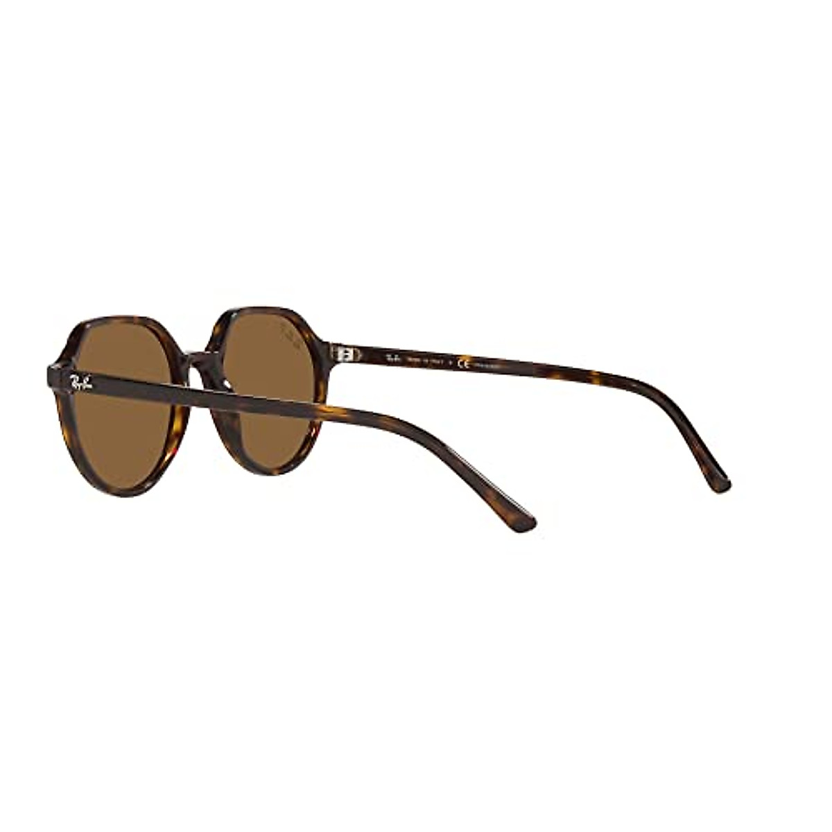 Ray-Ban RB2195 Thalia Square Sunglasses, Havana/Polarized Brown, 53 mm