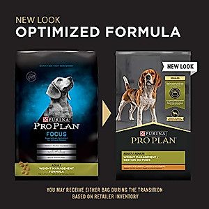 Purina Pro Plan Weight Management Dry Dog Food Chicken and Rice Formula - 6 lb. Bag