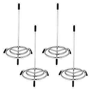 4PCS Check Spindle, Receipt Holder Spike, Stainless Steel Bill Fork, Memo Holder Spike