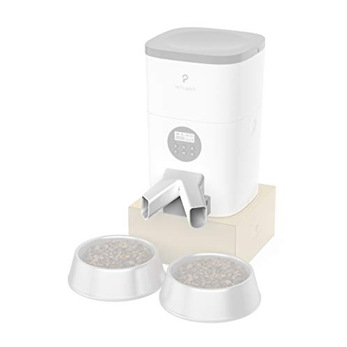 PETLIBRO Two-Way Pet Meal Splitter, Multiple Cat Feeder Accessories for Two Cats or Dogs, Same Time Feeding Food Dispenser Suitable for Automatic Cat Feeder Model PLAF001, PLAF101,PLAF002