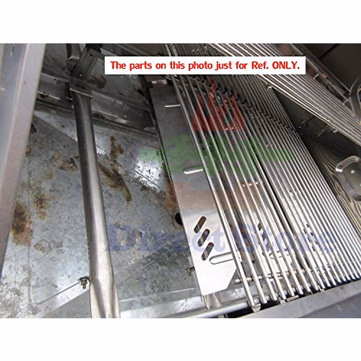 Direct store Parts Kit DG145 Replacement for Sunbeam, Nexgrill, Grill Master 720-0697 Gas Grill Parts Kit (Stainless Steel Burner + Stainless Steel Heat Plate + Solid Stainless Steel Cooking Grid)