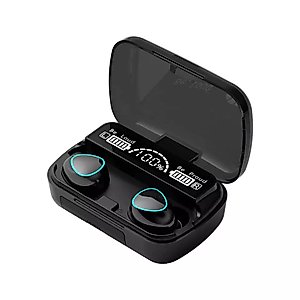 LmtLessDeals Bluetooth Headphones True Wireless Earbuds with Wireless Charging Case IPX 7 Waterproof Stereo Earphones in-Ear Touch Control Long Endurance headsets M10 VS.1