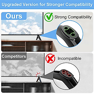 TV Legs for TCL Roku TV Stand Legs Replacement for TCL 28" 32" 40" 43" 49" 50" 55" 58" 65" 32S359 32S355 40S355 43S455 50S525 55S435 65S455 Roku TV Stand Base for TCL TV with Screws(Upgraded Version)