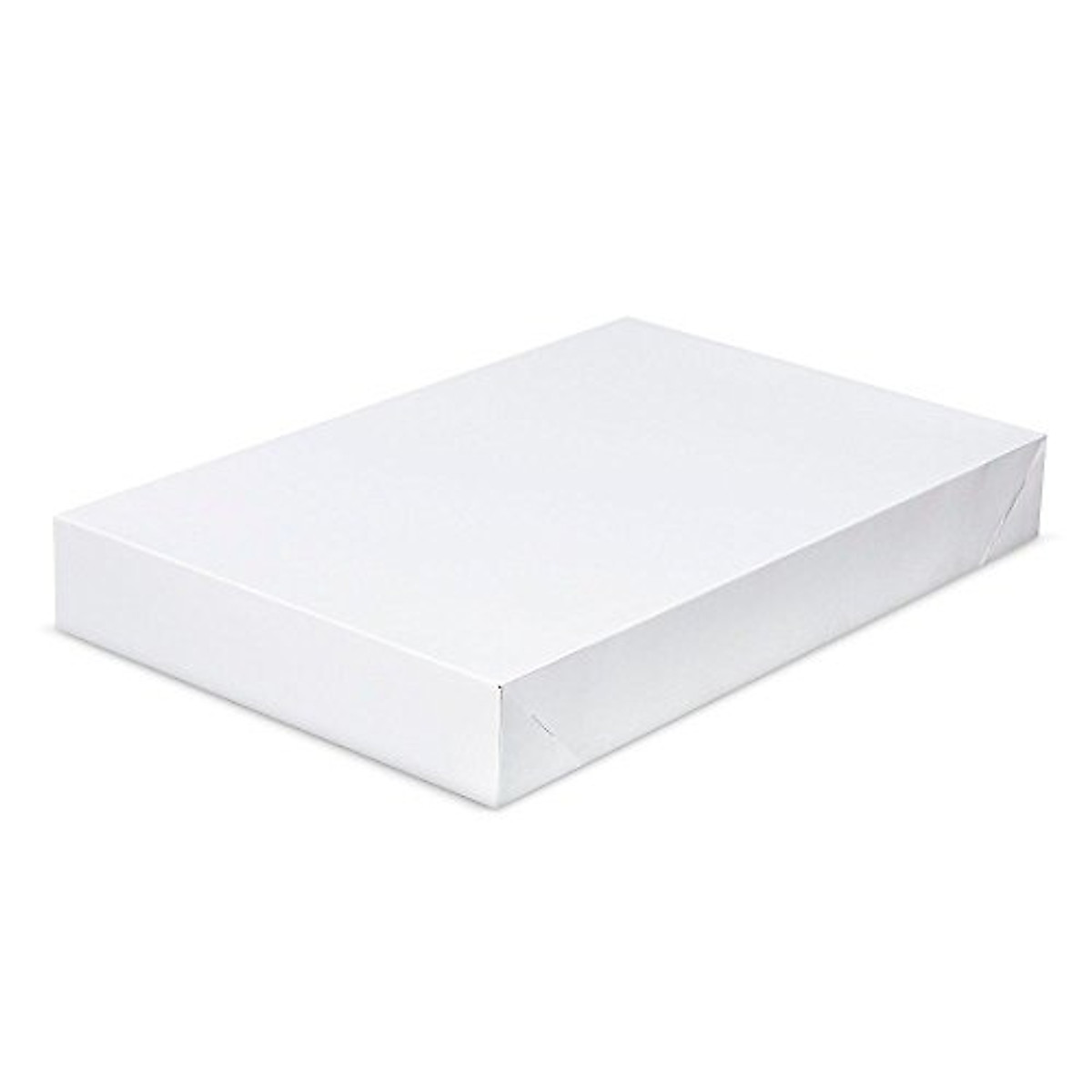 ALEF 14" x 9.5" x 2" White Shirt Gift Wrap Boxes with Lids (10-Pack)