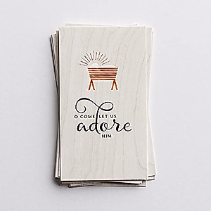 DaySpring - Little Inspirations - O Come Let Us Adore Him - 16 Christmas Boxed Cards, KJV (10369)