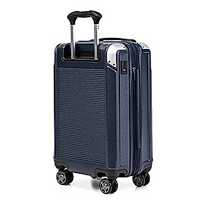 Travelpro Platinum Elite Hardside Expandable Spinner Wheel Luggage TSA Lock Hard Shell Polycarbonate Suitcase, True Navy Blue, Carry on 21-Inch